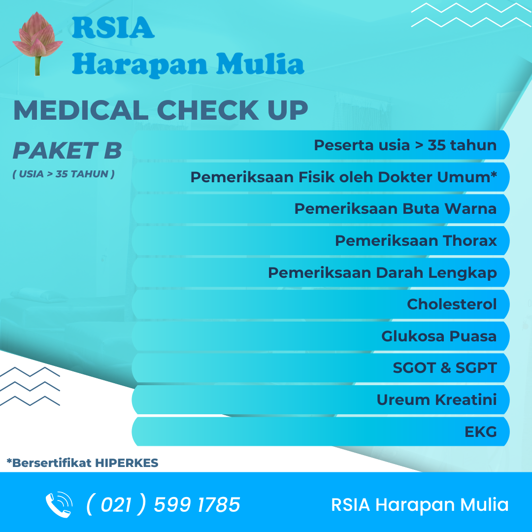 Paket MCU | RSIA Harapan Mulia